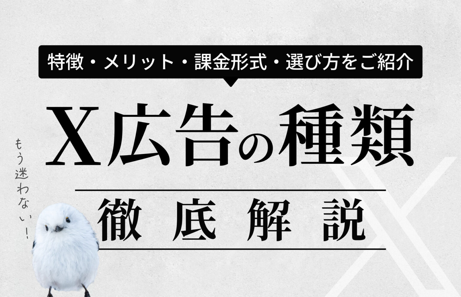 X広告の種類や特徴、メリット・課金形式・選び方などを徹底解説 - 株式会社クロスバズ(X BUZZ Inc.)